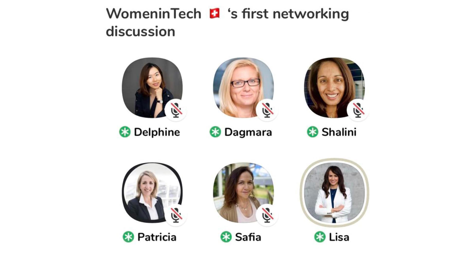 Networking discussion - Women in Tech® Global